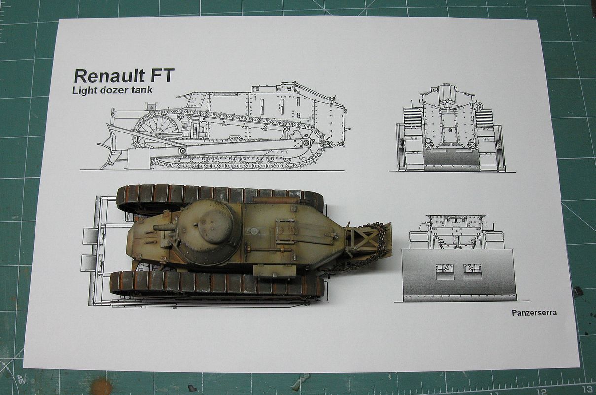 Panzerserra Bunker- Military Scale Models in 1/35 scale: Renault FT 17 ...