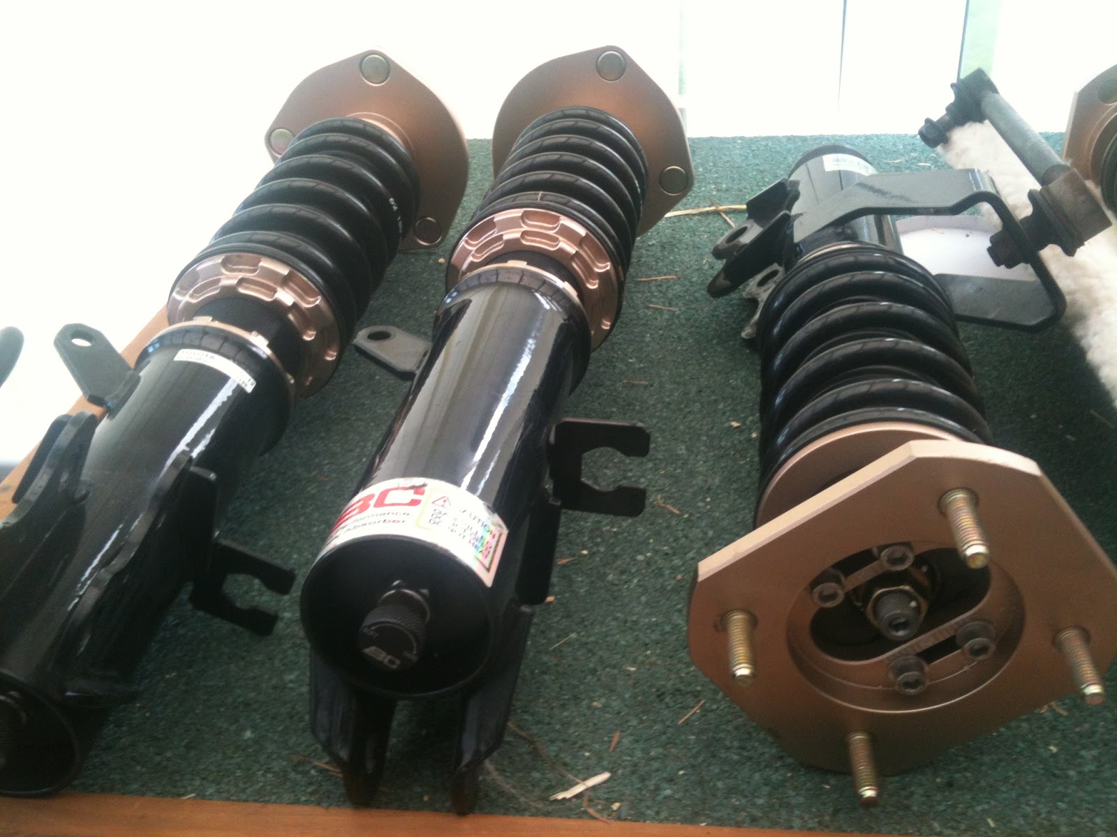 Miami GT4 Kit Car: Dampers, springs and Coilovers