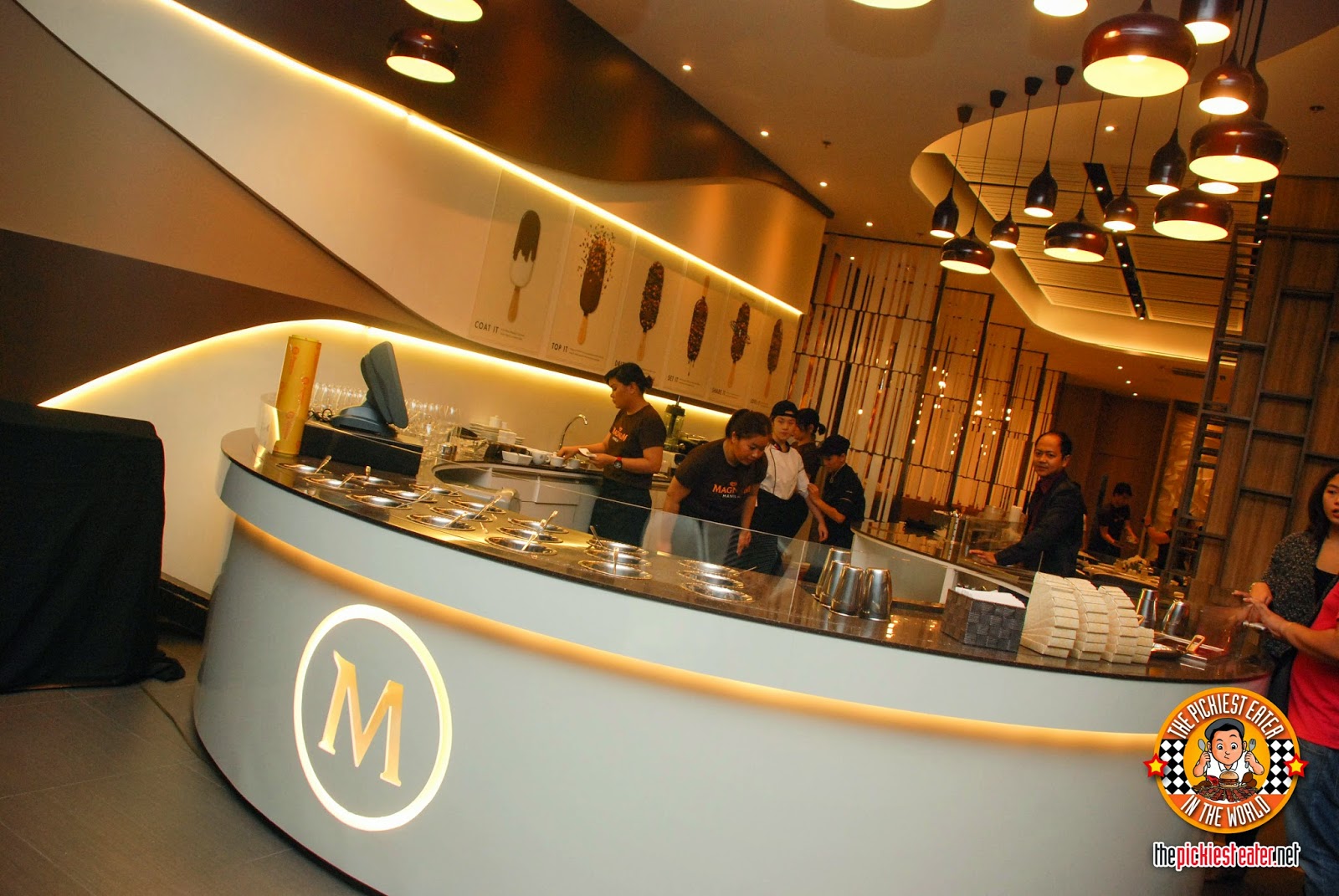 THE PICKIEST EATER IN THE WORLD: MAGNUM CAFE OPENS IN MANILA FOR 12 ...