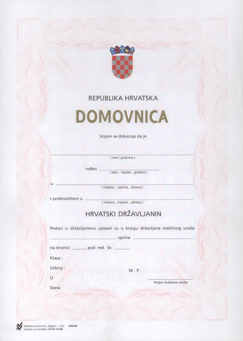 Studia Croatica: Idioma croata y ciudadanía - Domovnica