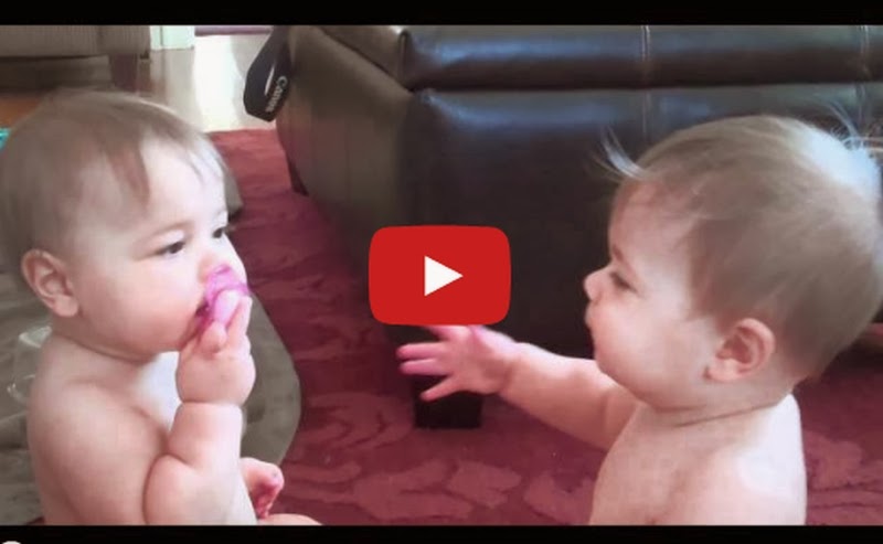 Pacifier war - So Cute - Twins Sharing Pacifier - Must Watch Video