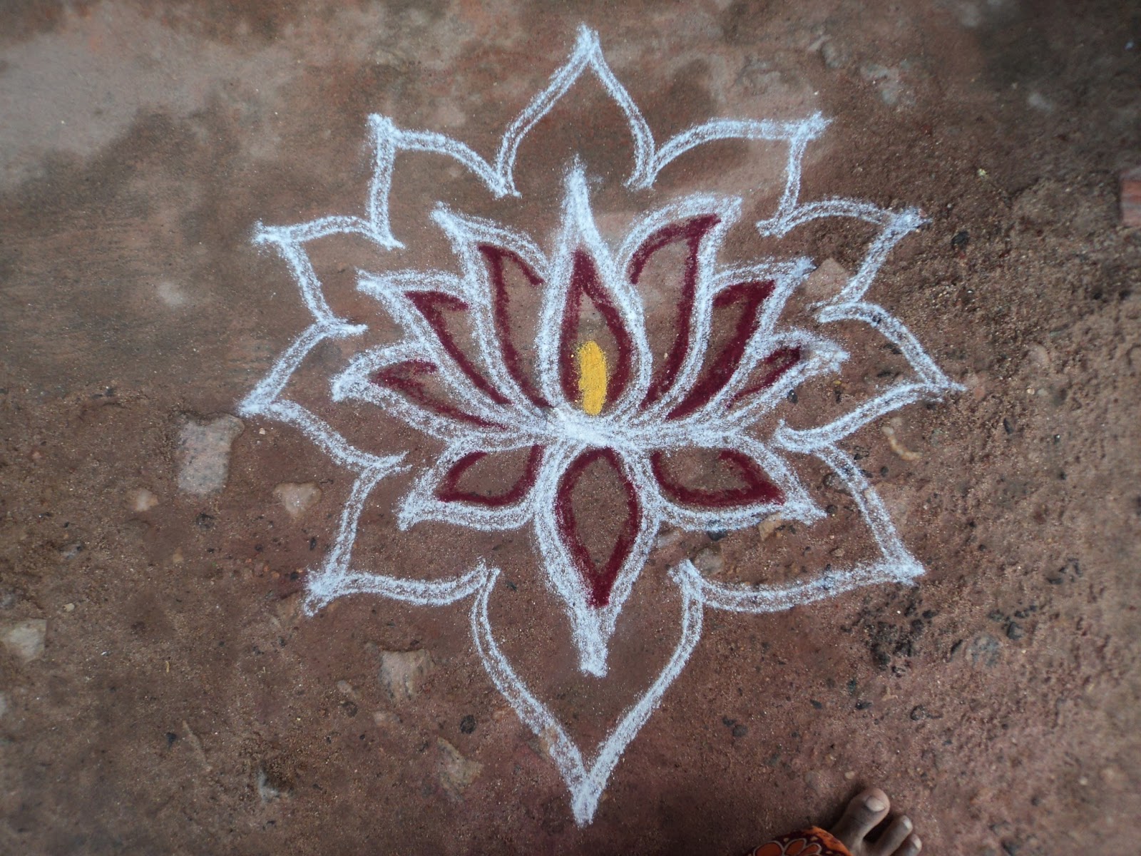 Beautiful Kolam and Painting