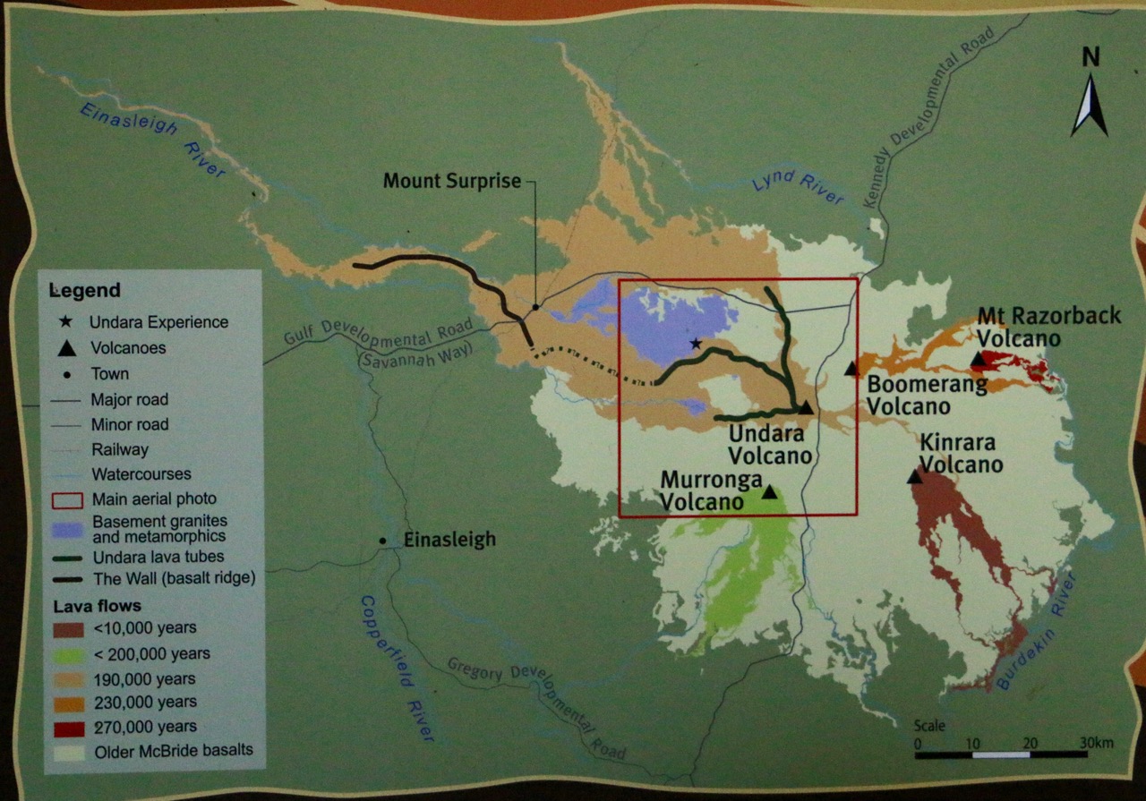 Judy & Brian Tour Oz: Undara Qld 30 July 2017