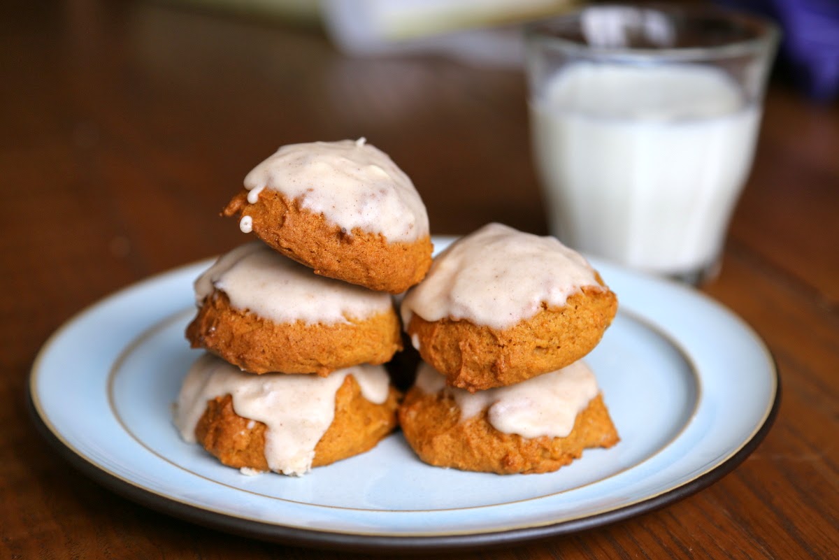 113 grams of butter: Iced Pumpkin Spice Cookies
