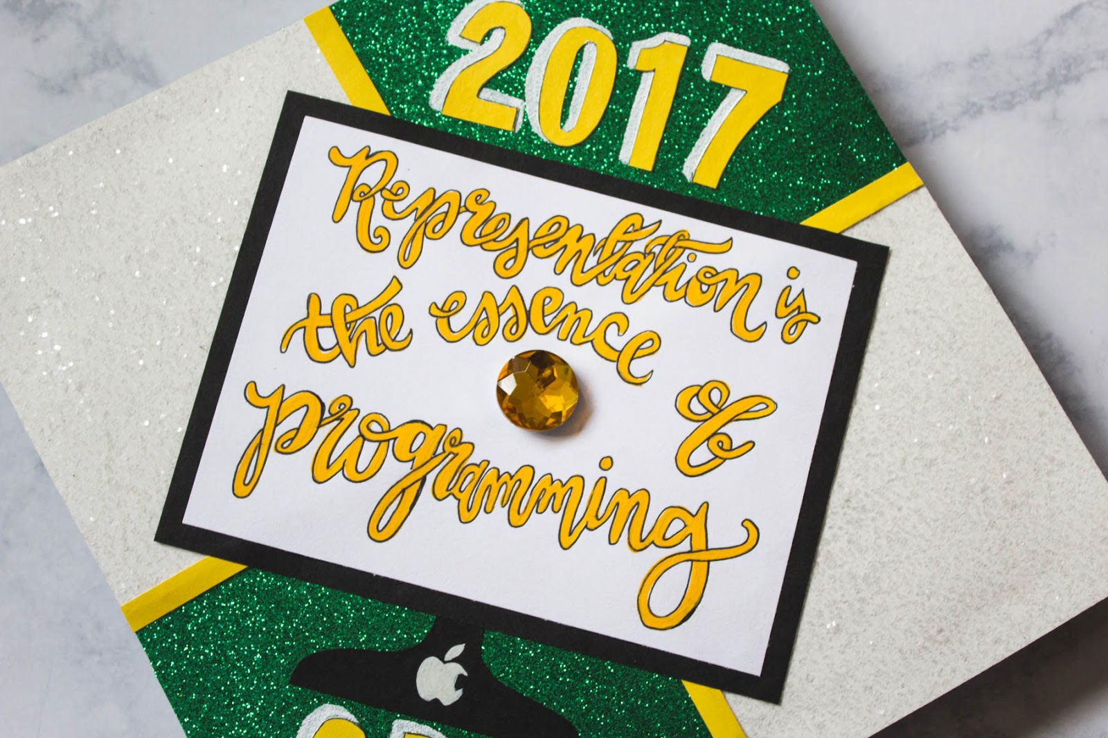 MidwestMermaidArt DIY: How to Attach Your Graduation Cap Decoration ...