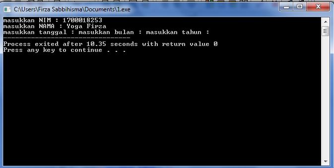 Contoh Program Mahasiswa Sederhana Menggunakan C++