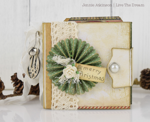 Mini Album Makers Challenge: Cascading Christmas Mini Album by Jennie ...