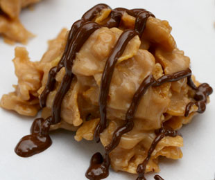 Peanut Butter Corn Flake Balls | Reni's Kitchen