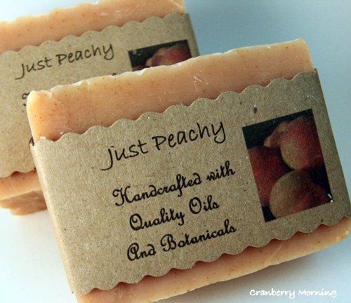 Cranberry Morning: Peach Handcrafted Soap