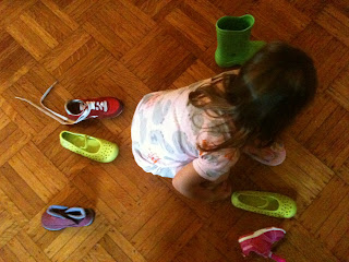A Childhood List: 7) Shoe Matching Game