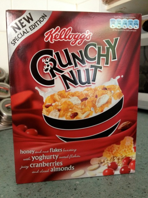 FOODSTUFF FINDS: Kellogg's Crunchy Nut Special Edition Red (Asda)