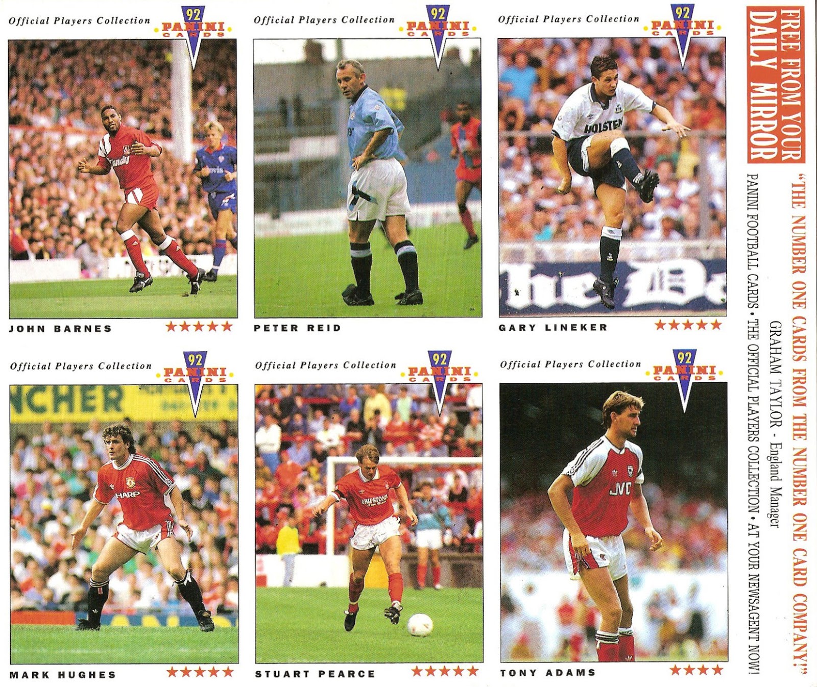Football Cartophilic Info Exchange: Panini - Official Players ...