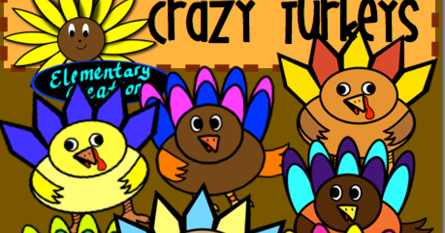 The Best of Teacher Entrepreneurs: Misc. Lesson - "Crazy Turkey Clipart"