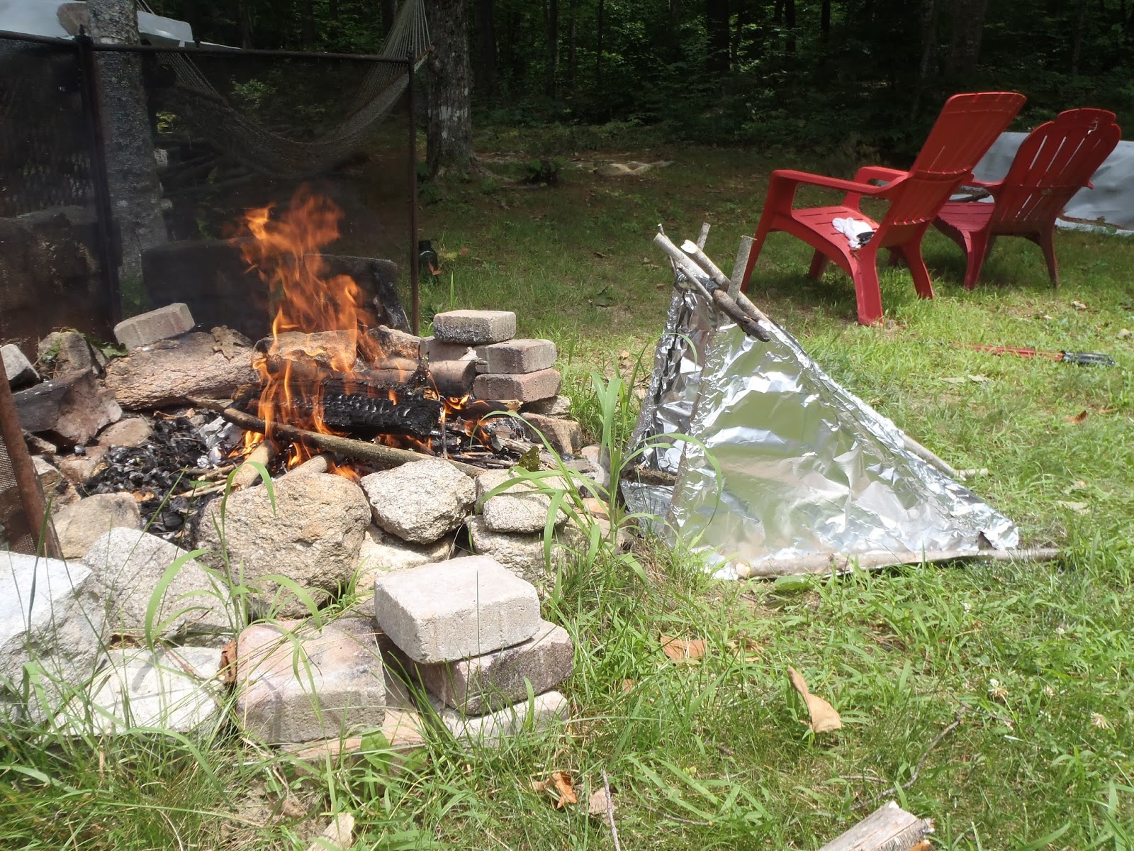 The Maine Outdoorsman: Home Made Reflector Oven Outdoor Cooking