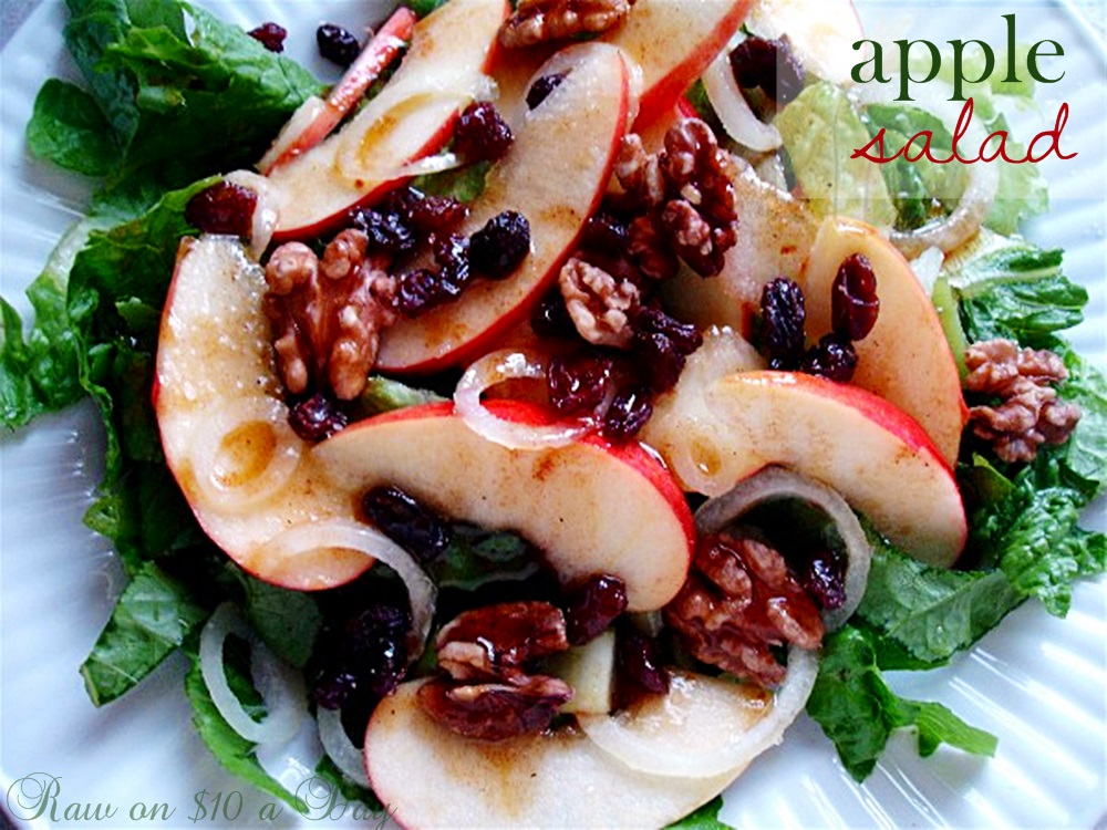 Apple Salad ... a Raw Food Recipe | Planted365