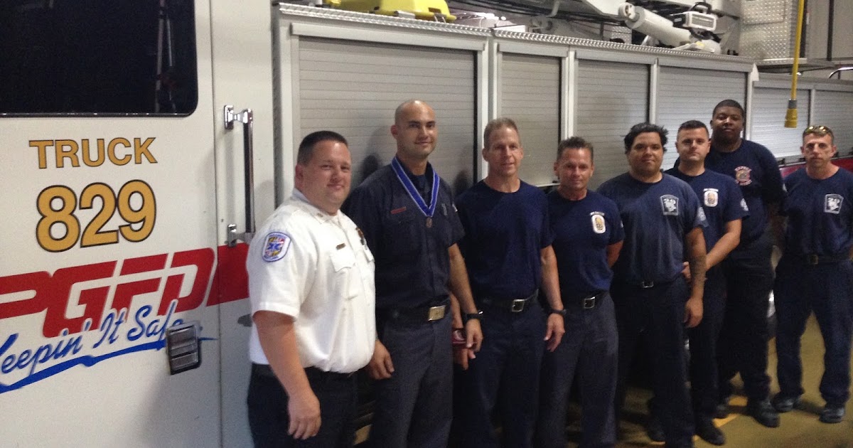 Finally - PGFD Fire Fighter Presented with Bronze Medal