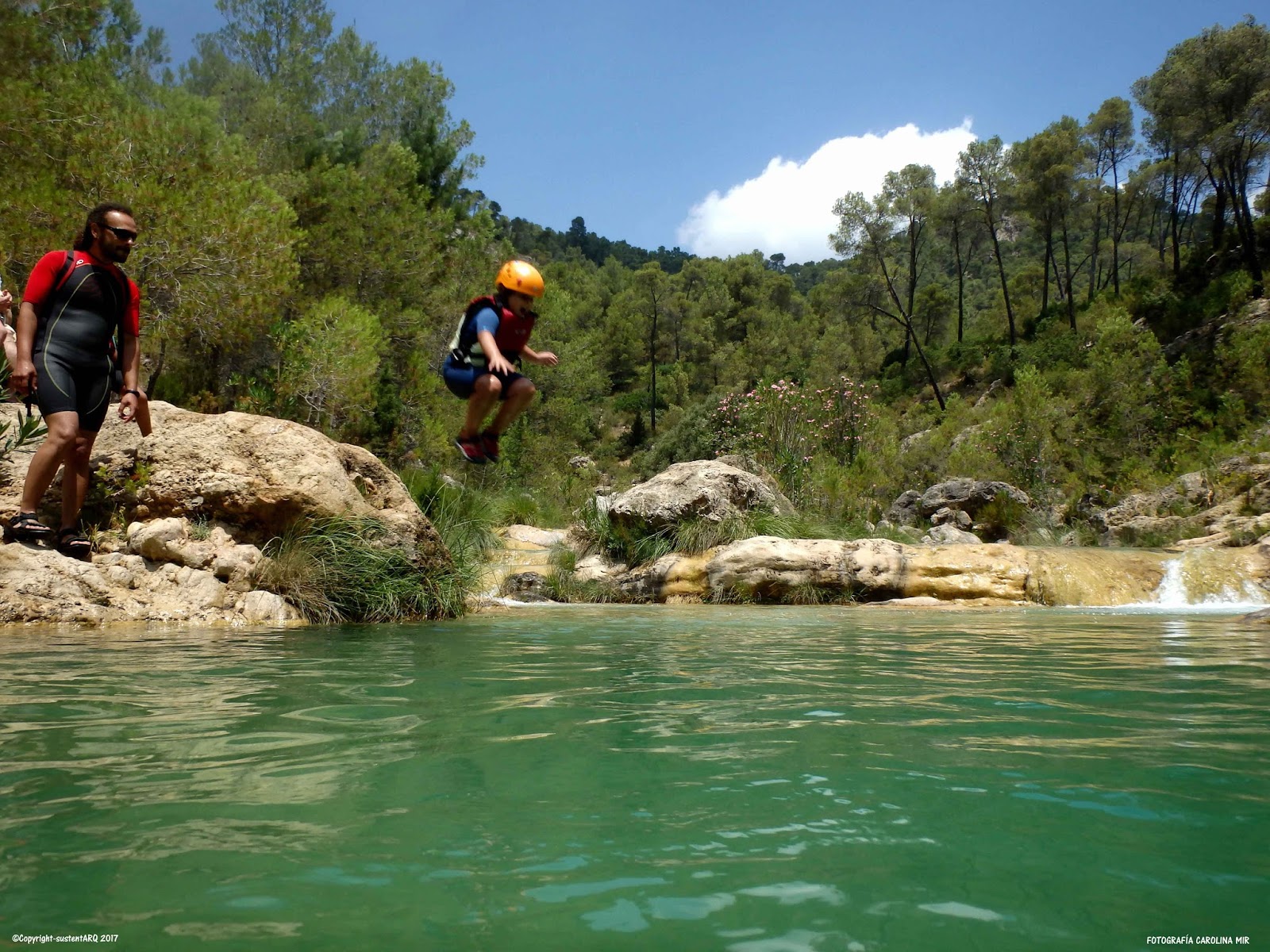 viajandoconNANOS: RUTA14: DESCENSO DEL RÍO FRAILE EN BICORP - RUTAS POR ...