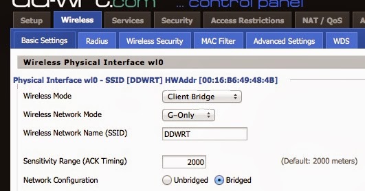Convert an older Linksys wireless router to a wireless bridge ...