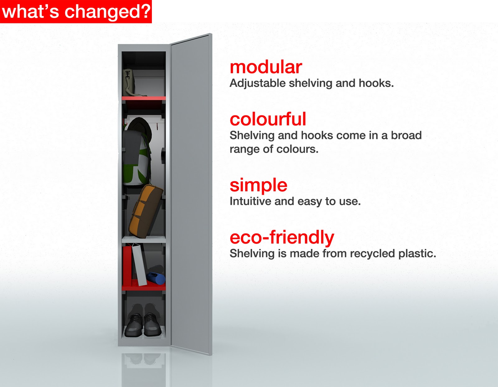 Design Block: Ergonomic Locker