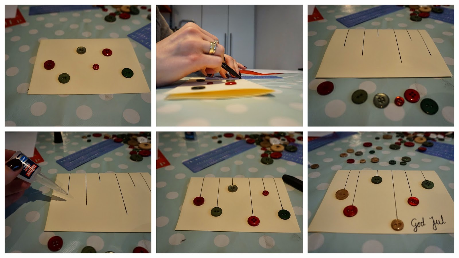 DIY julekort - smågodt