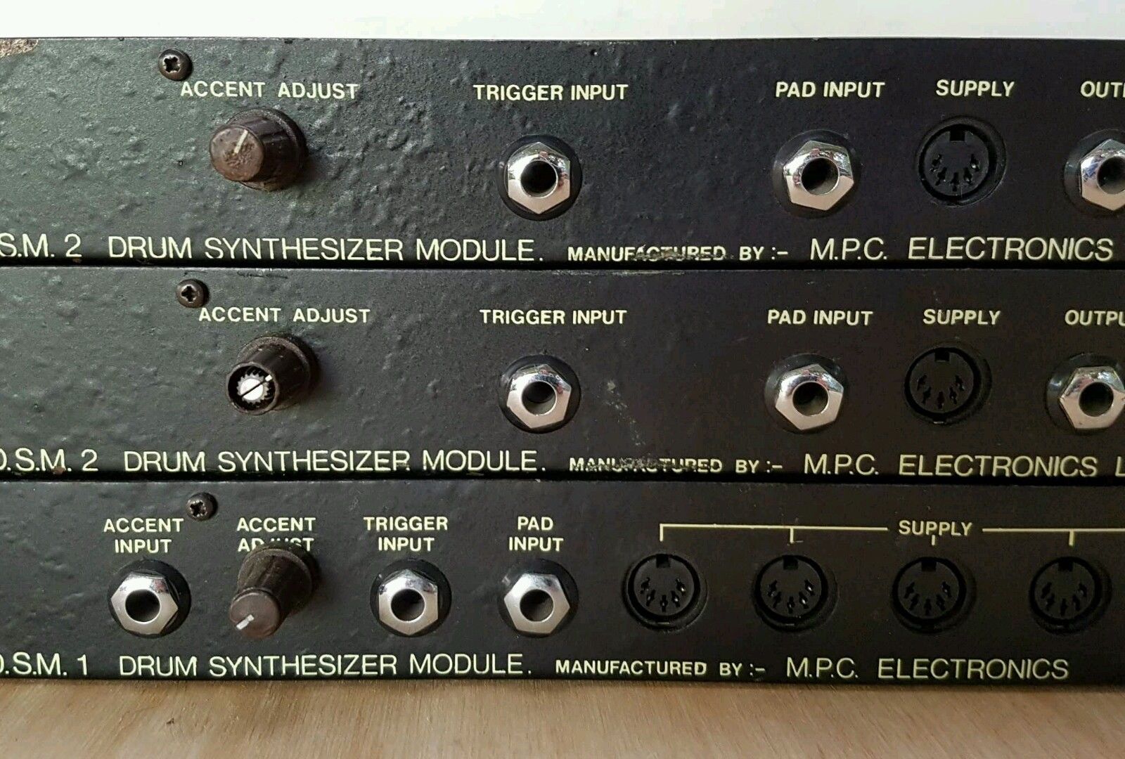 MATRIXSYNTH: MPC vintage analog drum synthesizer modules x 3 made in ...