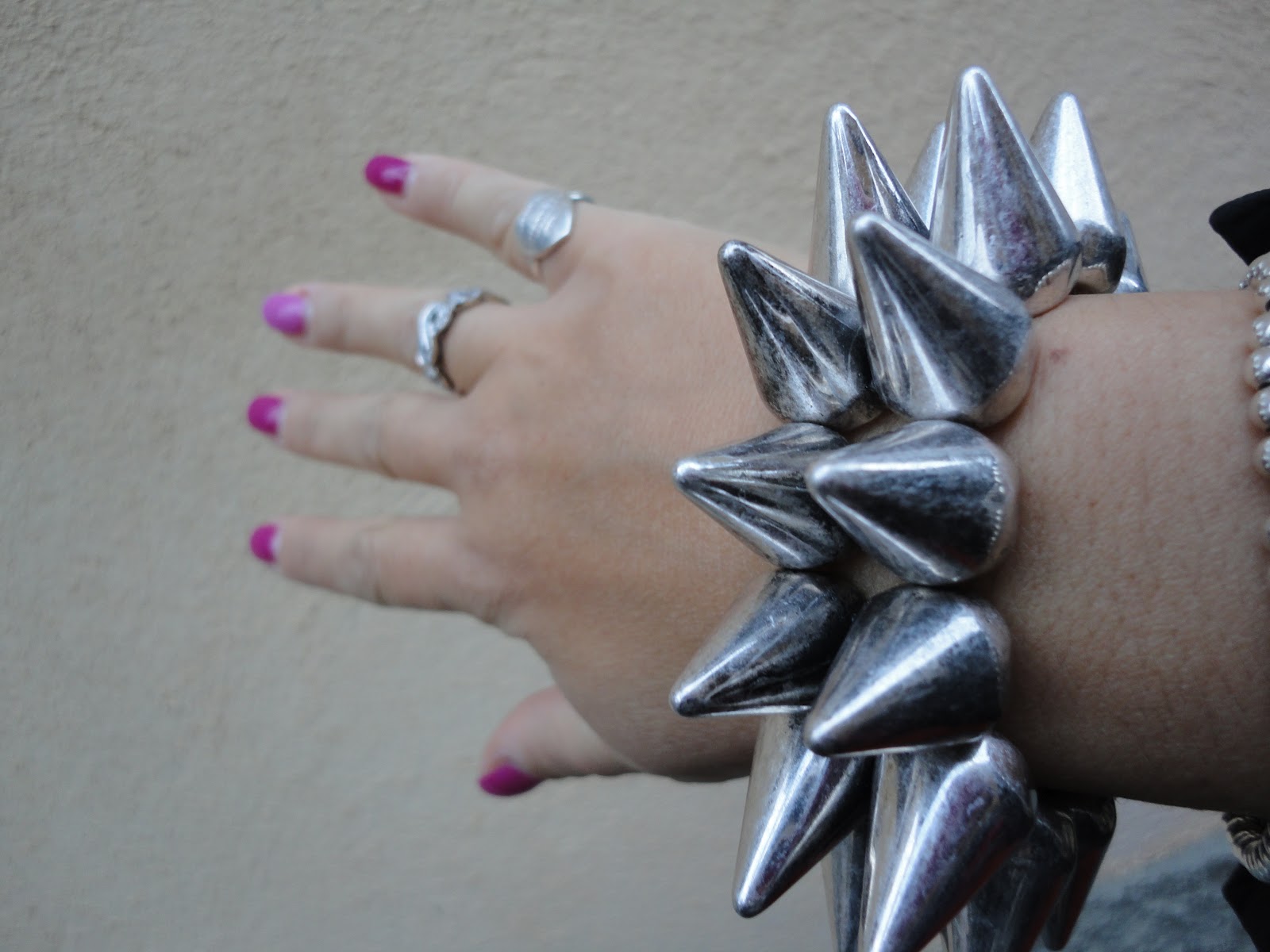 I love shopping - New in, silver spike cuff