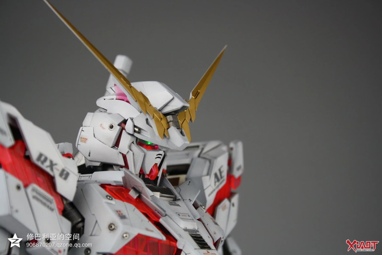 Custom Build: PG 1/60 RX-0 Unicorn Gundam + LED [Detailed]