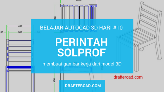 Belajar autocad 3D hari ke-10 – Membuat gambar kerja dari Model 3D ...