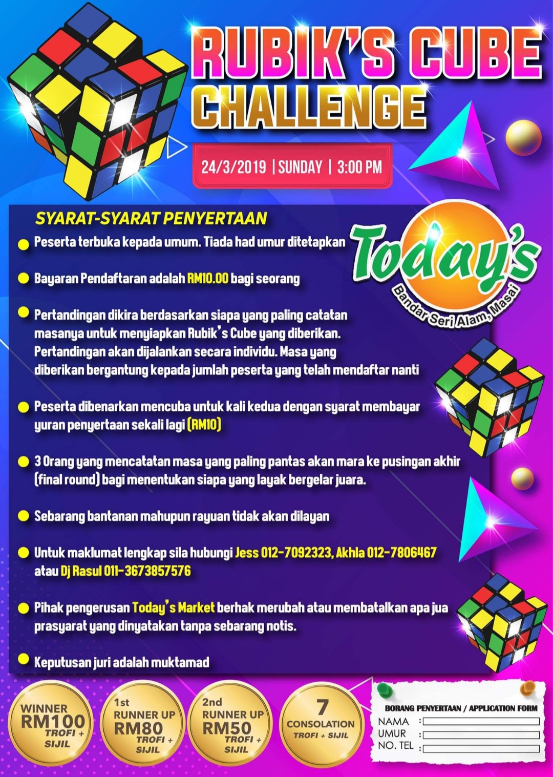 RUBIK'S CUBE CHALLENGE