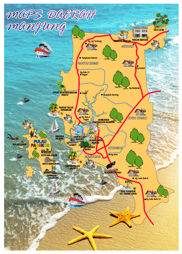 PETA PRODUK PELANCONGAN MANJUNG I MAP : PRODUCTS OF MANJUNG - TOURISM ...