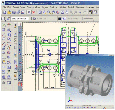 El Mundo de Ubuntu: Medusa, la mejor alternativa a AutoCAD en Linux.