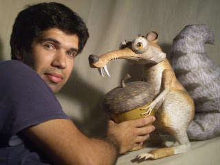 ELSO CRAFT: Scrat Papercraft (Ice Age)