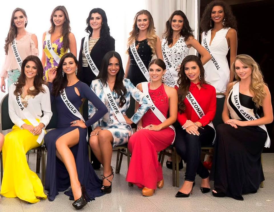 MISSES DO UNIVERSO: MISS BRASIL UNIVERSO 2015 - Candidatas Reunidas