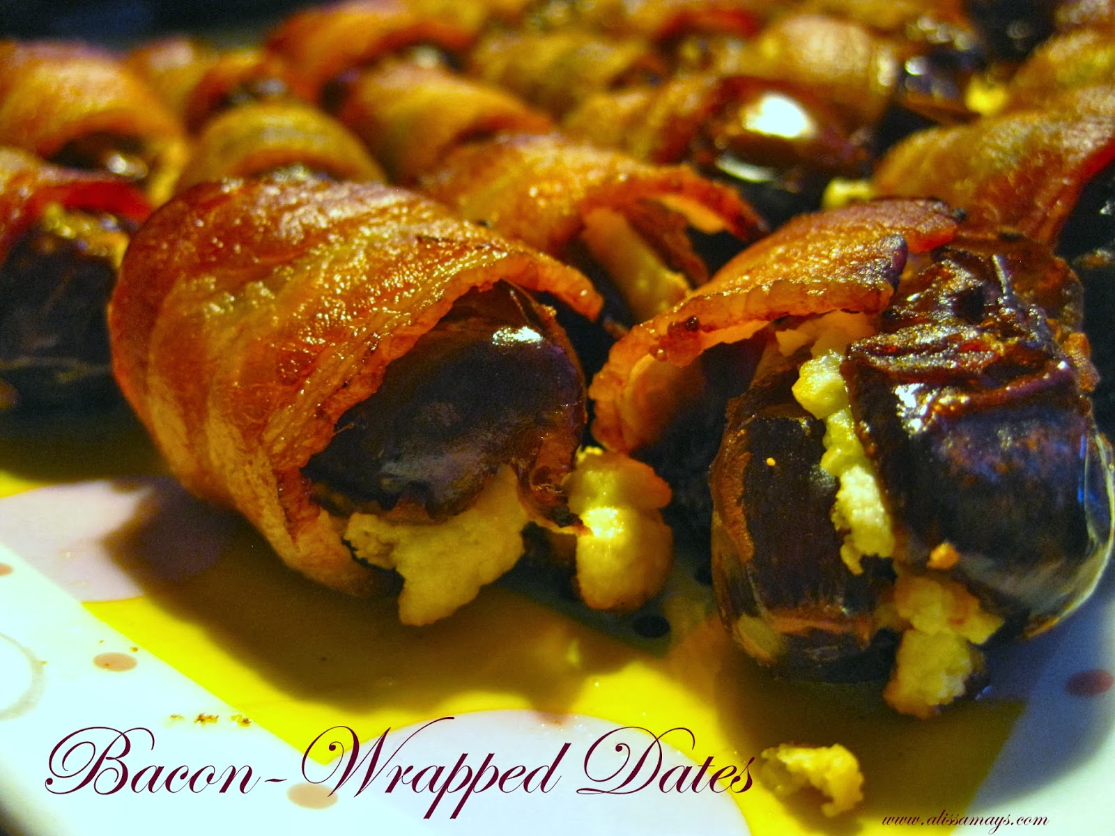 Alissamay's: Bacon-Wrapped Dates