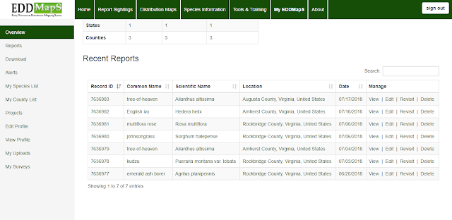 Introduction to EDDMapS
