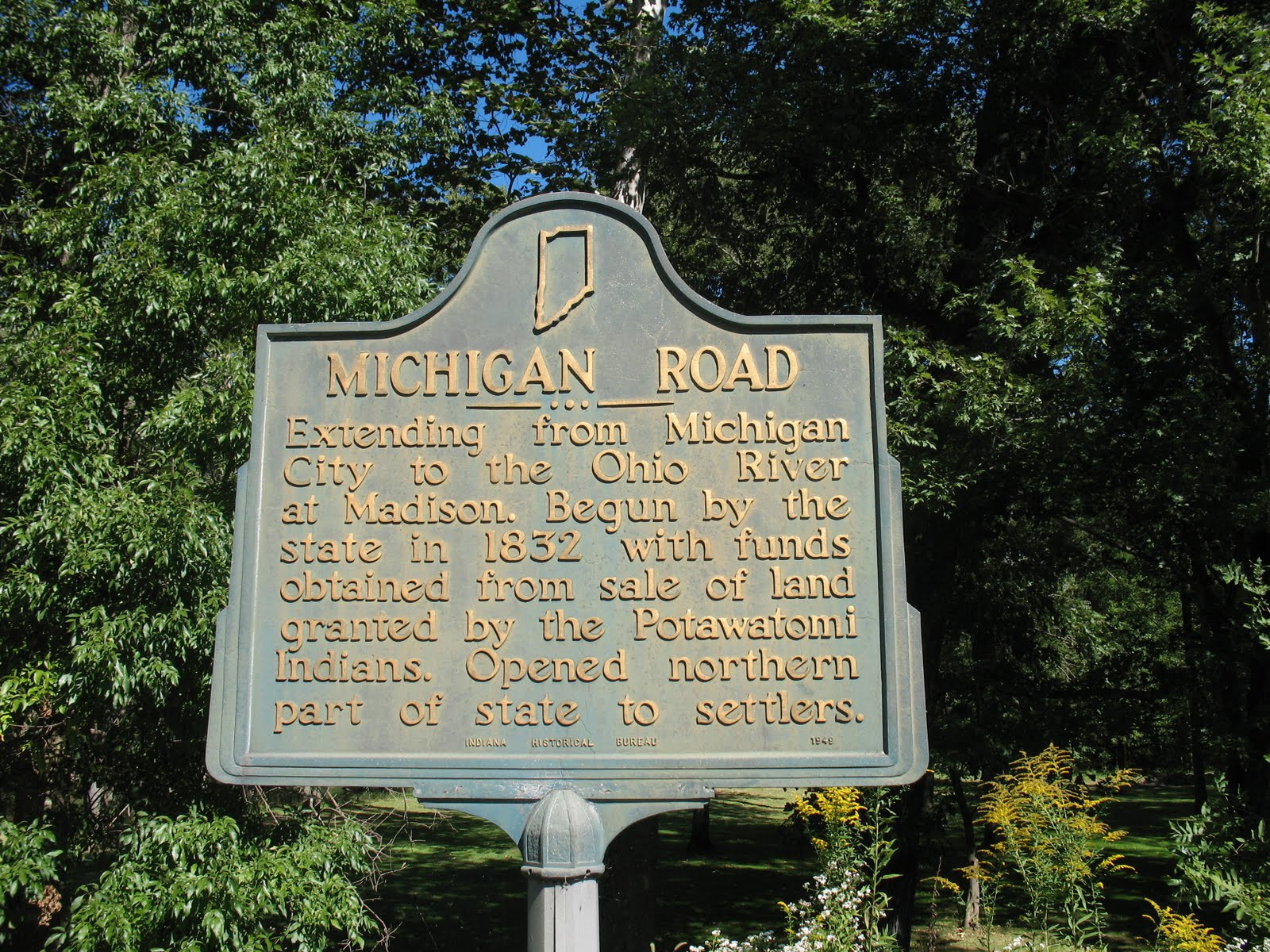 Hoosier Happenings: Our Newest State Byway: The Historic Michigan Road ...