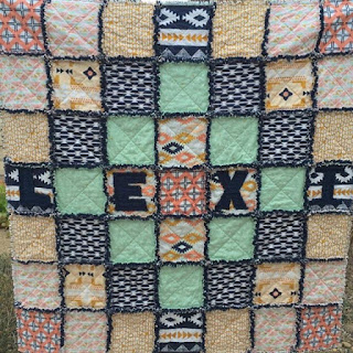 ZeedleBeez: Adding Letters to your Rag Quilt