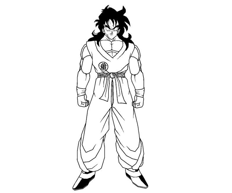 Yamcha 1 Coloring | Crafty Teenager