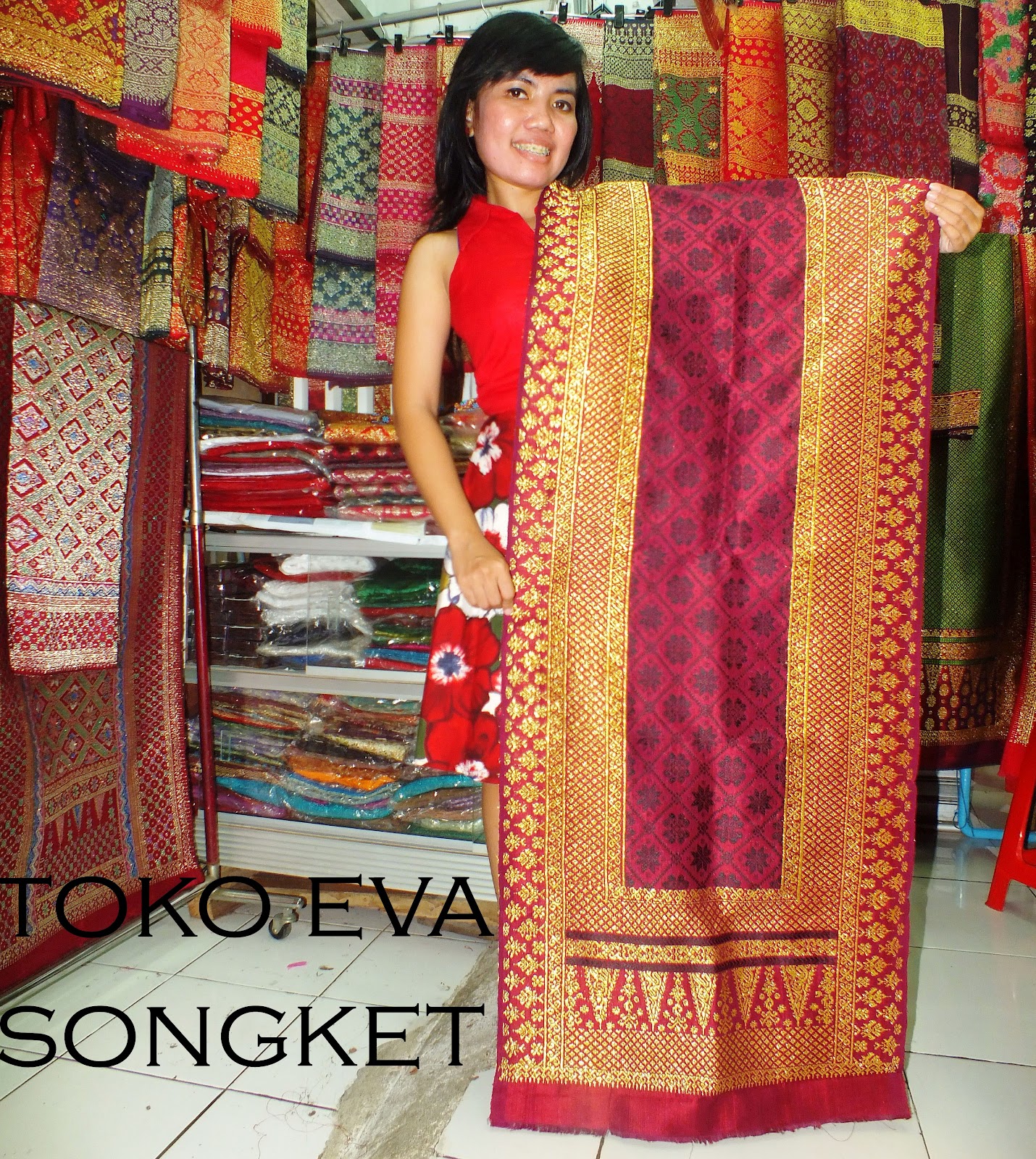 Jual Songket Palembang, Ulos Batak & kain tenun Indonesia