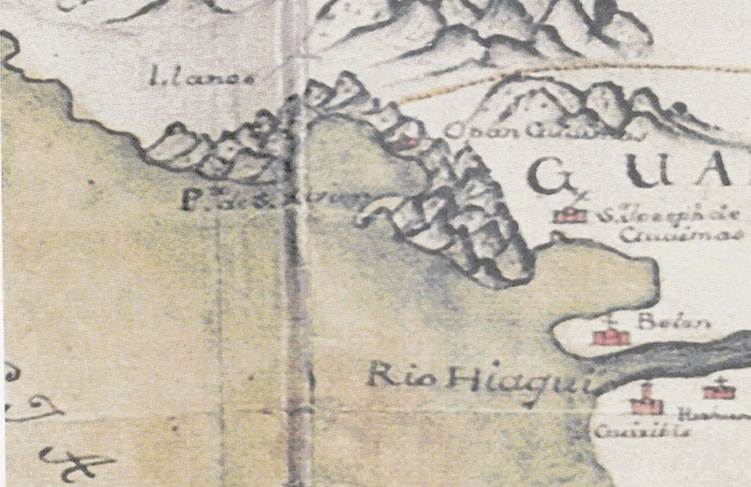 Buscadores de tesoros - Topos de Guaymas Sonora : ANTIGUO MAPA DE ...