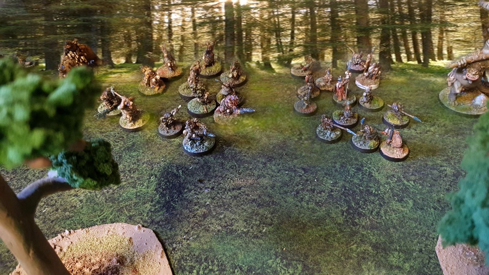 Kampfgruppe Engel: Mörkeralver, troll och illvättingar - Dragon Rampant AAR