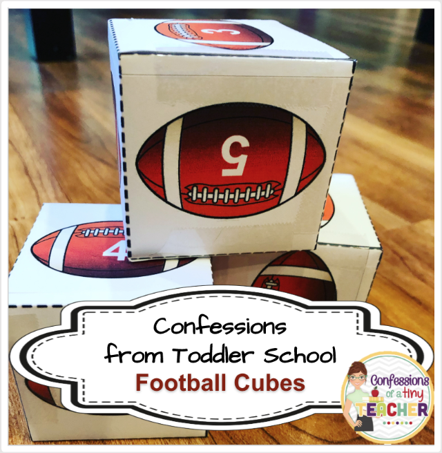 Confessions of a Tiny Teacher: Toddler School: Football Theme!