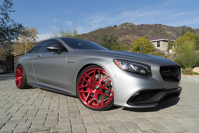 Mercedes-AMG C217 S65 on Candy Red 22" Forgiato S202 Wheels | BENZTUNING