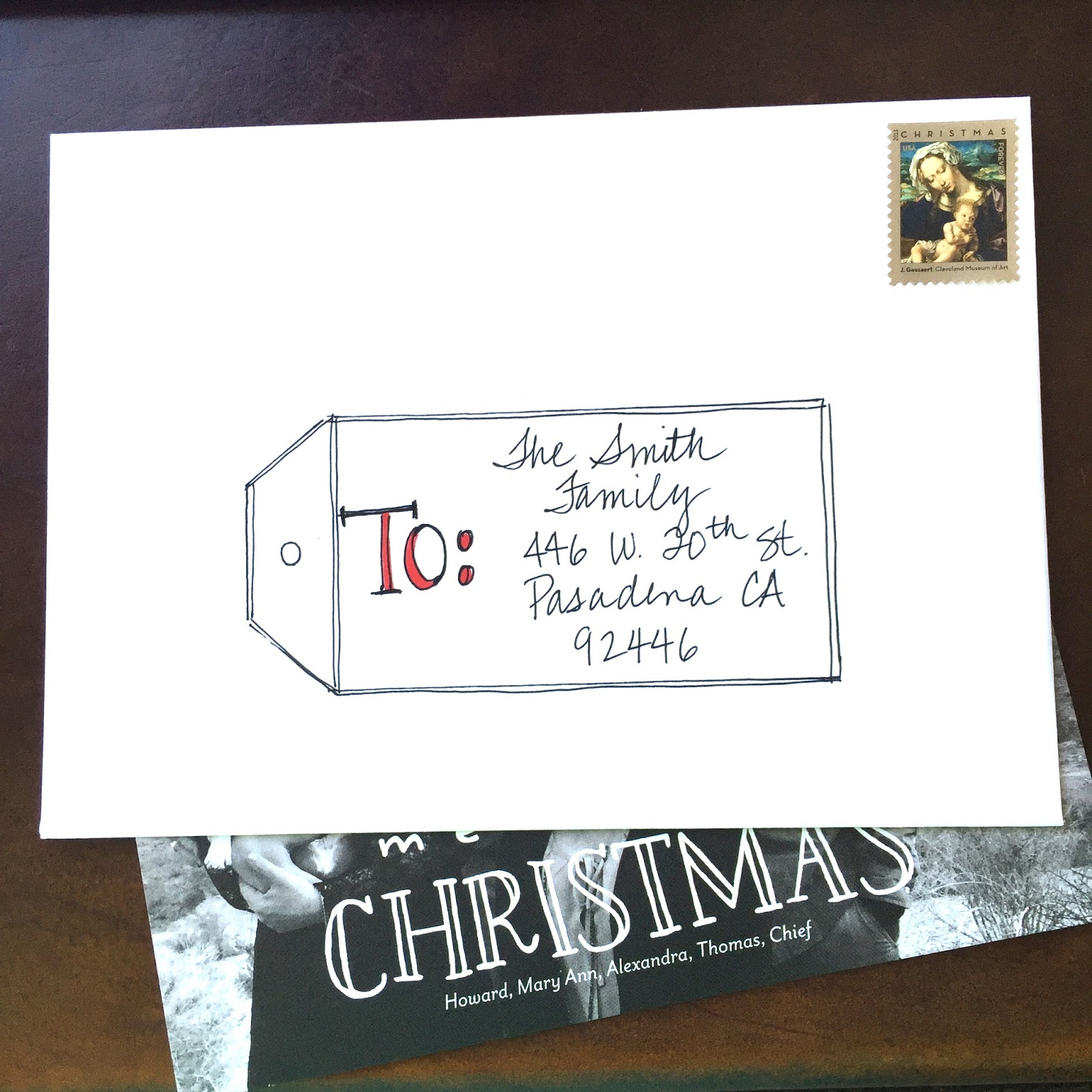 Classic Casual Home Fun And Easy Ways To Address Your Holiday Cards classic-casual-home-fun-and-easy-ways-to-address-your-holiday-cards