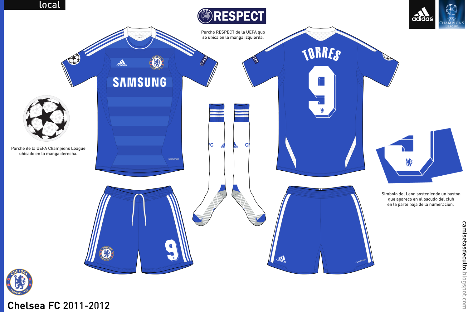 Camisetas de Culto: Chelsea 2011-2012 [Actualización]