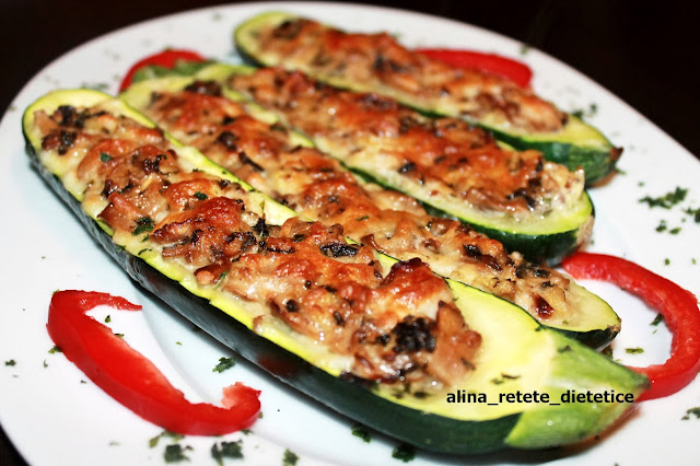 Retete Montignac : Dovlecei umpluti cu ciuperci