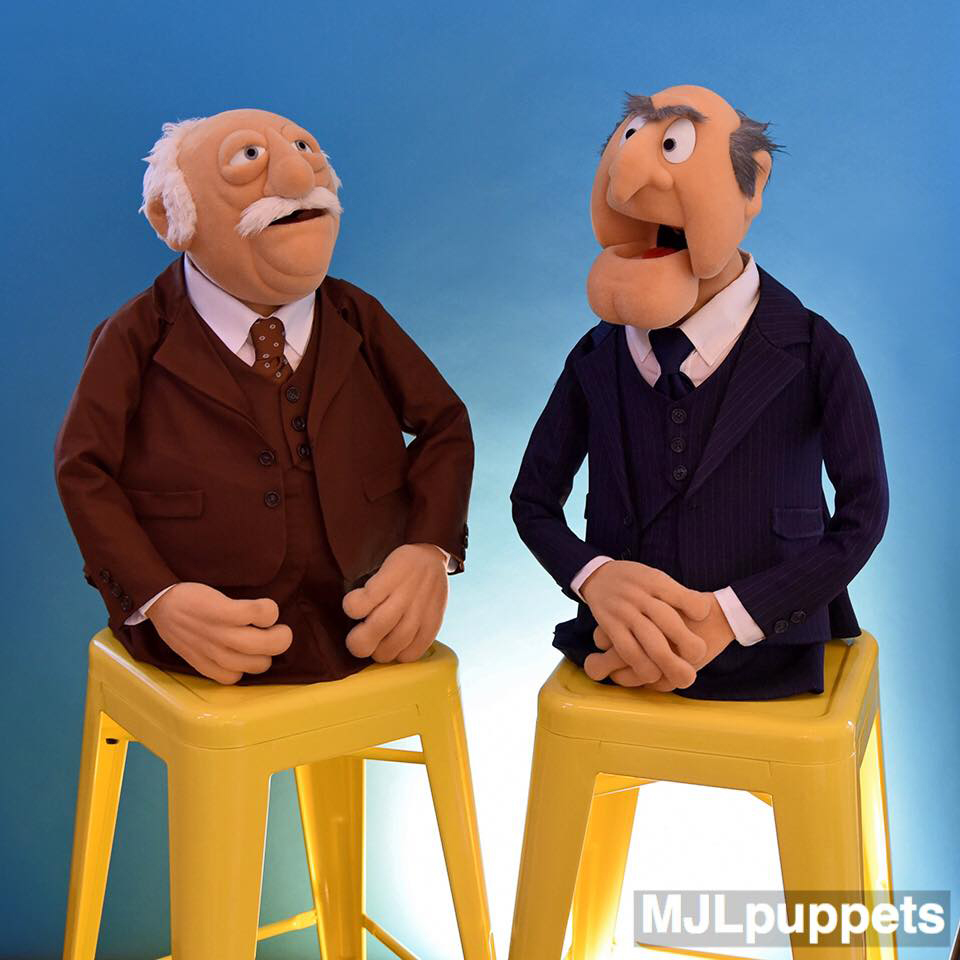 MJL Puppets: MJL Puppets Statler and Waldorf puppets!