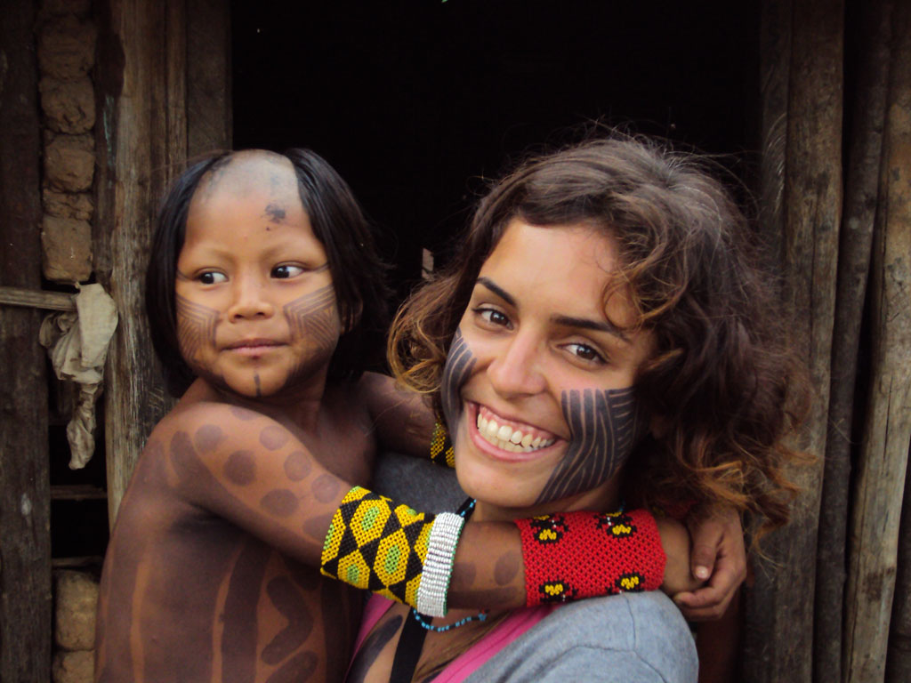 Kayapo/Yanomami females and infant/kids - AnthroScape