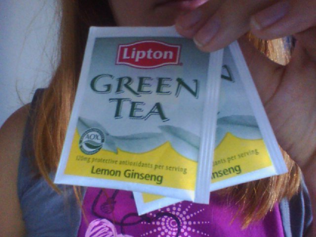TastEA Time!: TasTEA Time! Lipton's Green Tea with Lemon and Ginseng