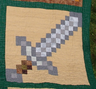 The Life of Riley: The Minecraft Quilt - A Finish